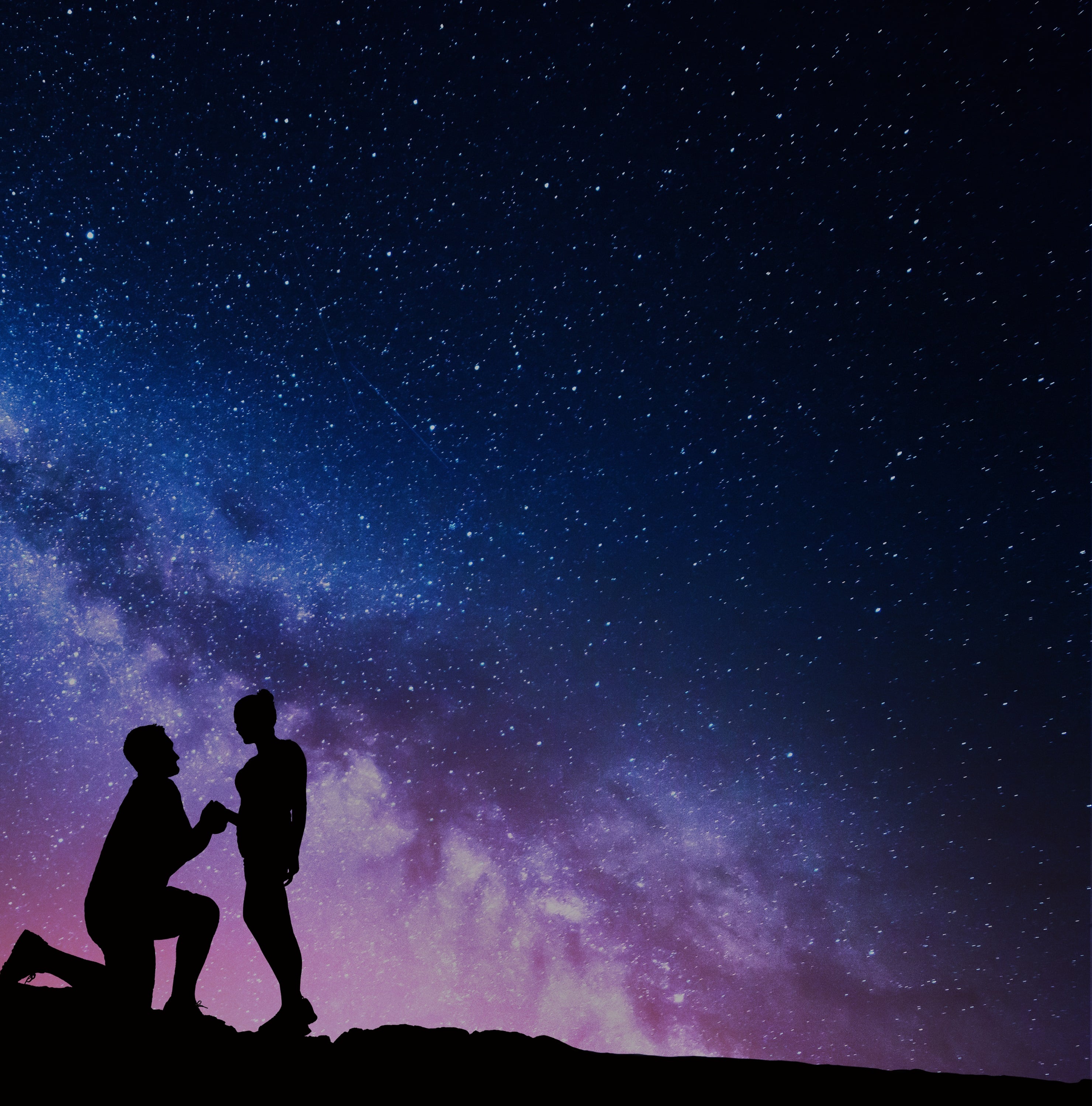 Star Map Black - Starry Sky Poster