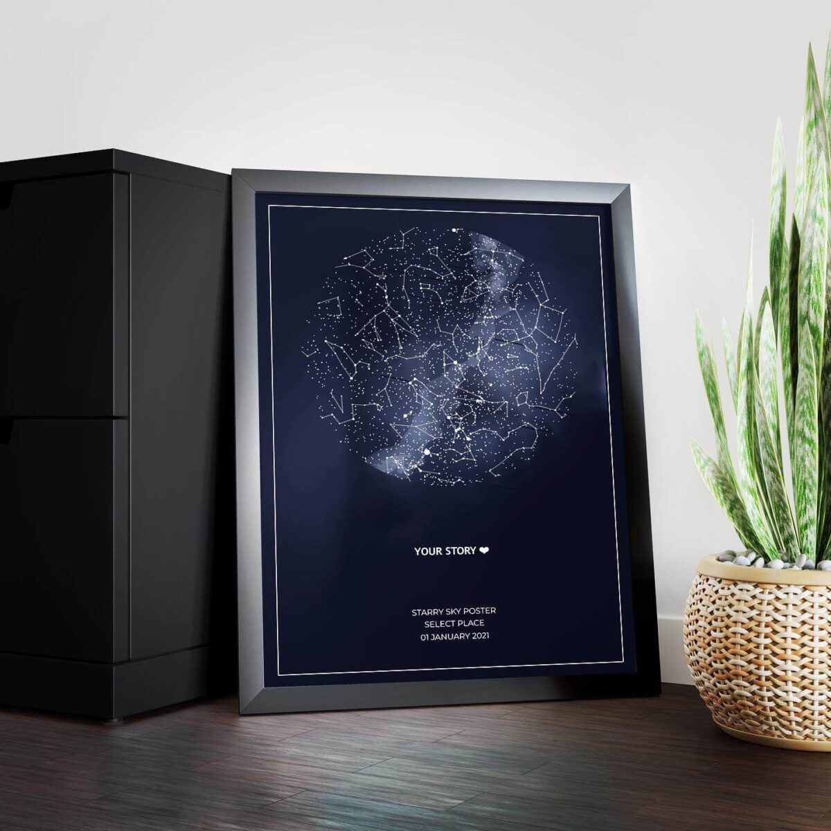 Starry Sky Poster - Create your own personal star map poster