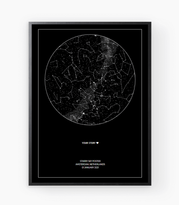 Starry Sky Poster - Create your own personal star map poster